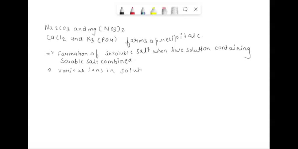 SOLVED: Using the solubility table in the Openstax textbook (which has been posted in the ...
