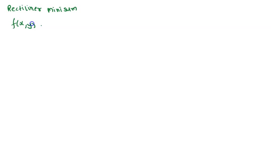 Determine the optimal single facility location for RECTILINEAR MINISUM ...