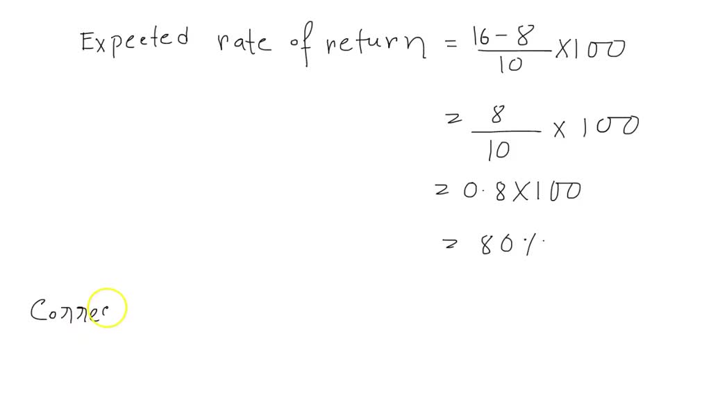 SOLVED: Two risky assets with expected rates of return 0.10 and 0.08 ...