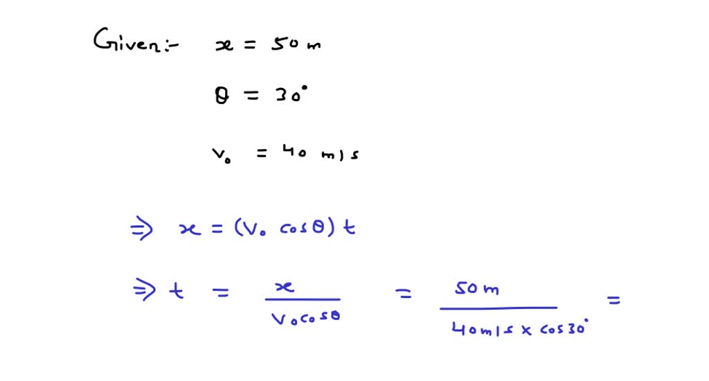 SOLVED: A fireman d = 50.0 m away from a burning building directs a ...