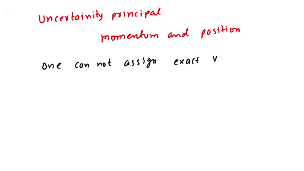 SOLVED: In a 3-D case, please derive the uncertainty relation of ...