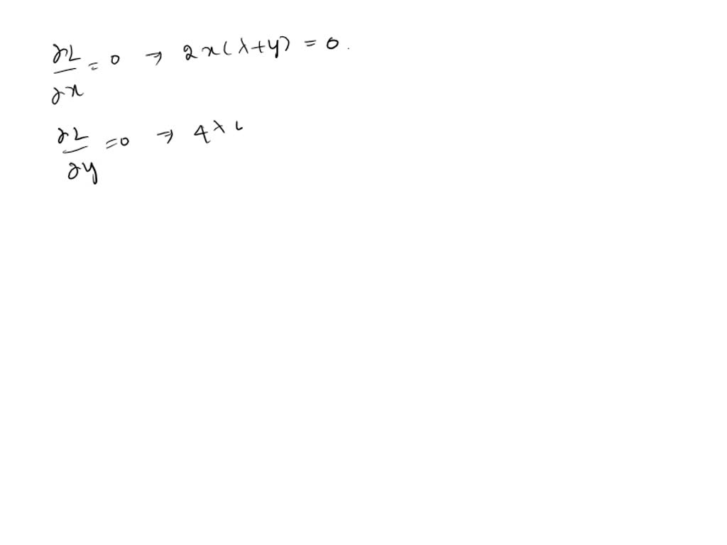 7. Use Lagrange Multiplier to find the maximum and minimum values of ...