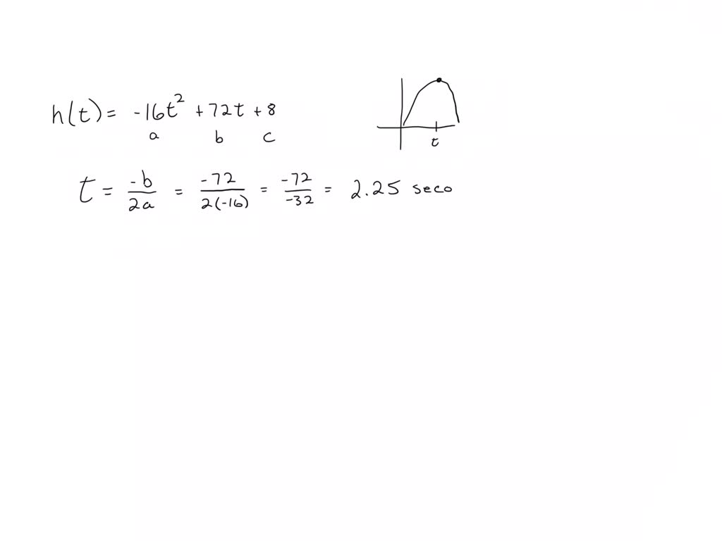 SOLVED: 20. A projectile is launched from a platform 8 feet high with an initial velocity of 72 ...