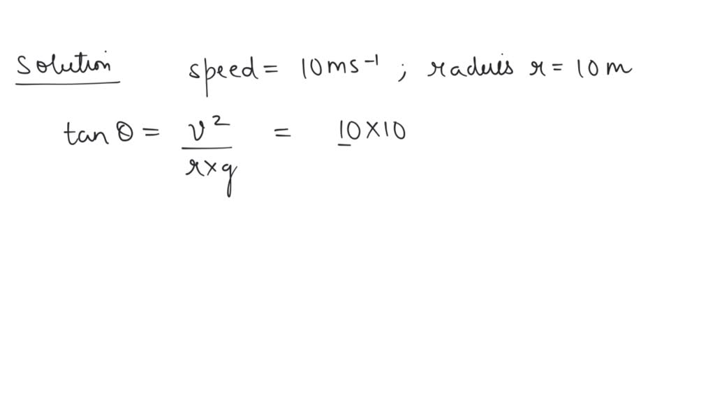SOLVED: A car is moving in a circular horizontal track of radius 10 m ...