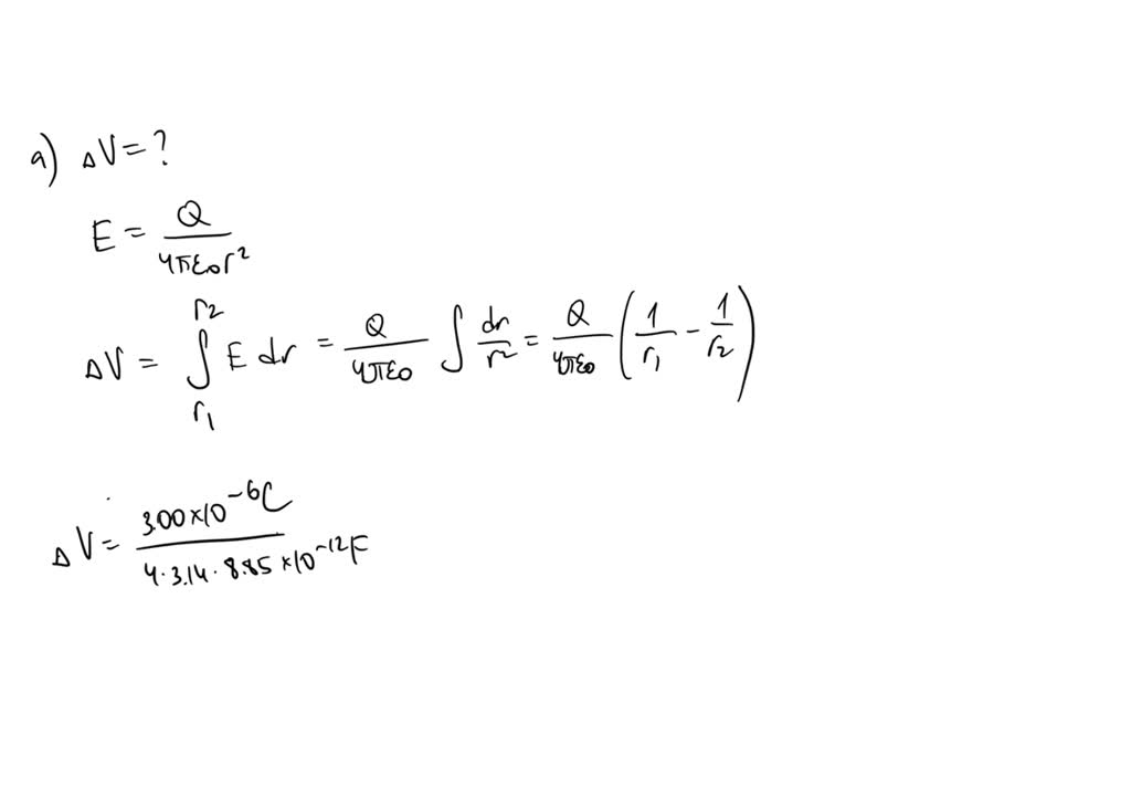 SOLVED: In the figure below, two identical spherical capacitors are ...