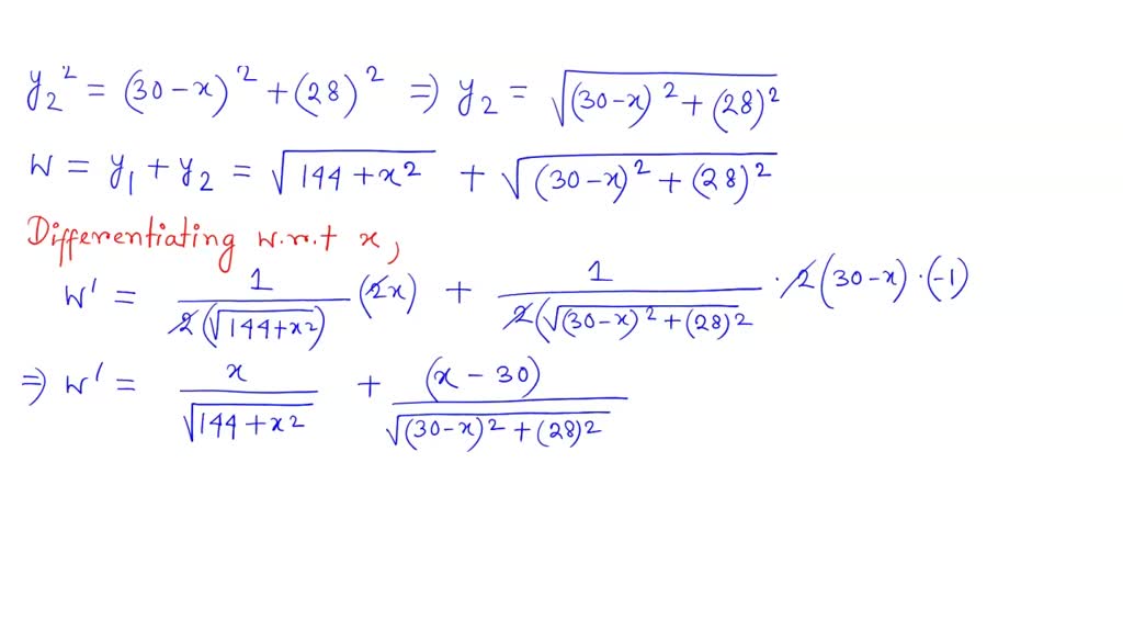 SOLVED: Two posts, one 12 feet high and the other 28 feet high, stand ...