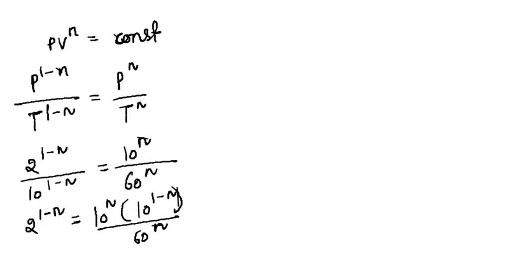 SOLVED: For all problems, draw p-v- and a T-s-diagrams indicating ...