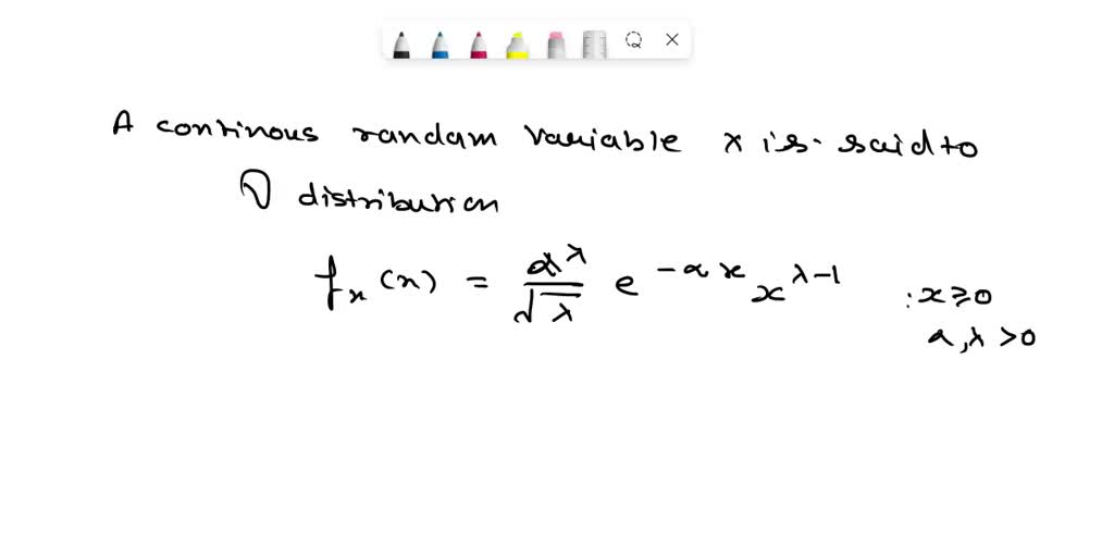 Solved 55 The Gamma Distribution Proofs And Important Notes Q1prove That Ex0and Vx02 Q2
