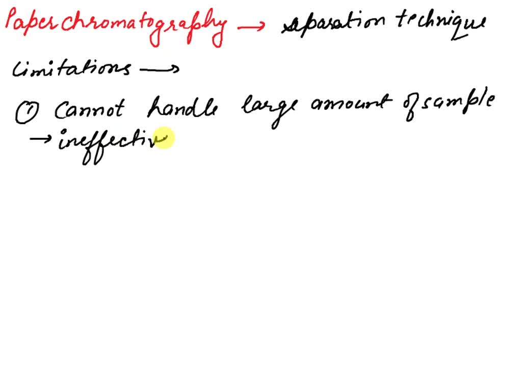 Solved In Addition To Using Paper Chromatography As An Identification 9072