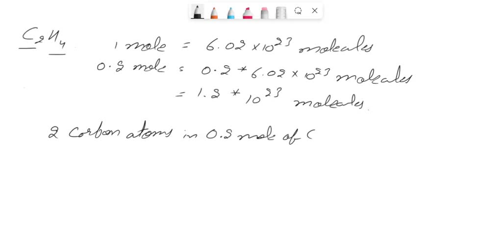 SOLVED: The Molecular Formula for Ethene CHn Ethene has a double bond between its carbon atoms ...