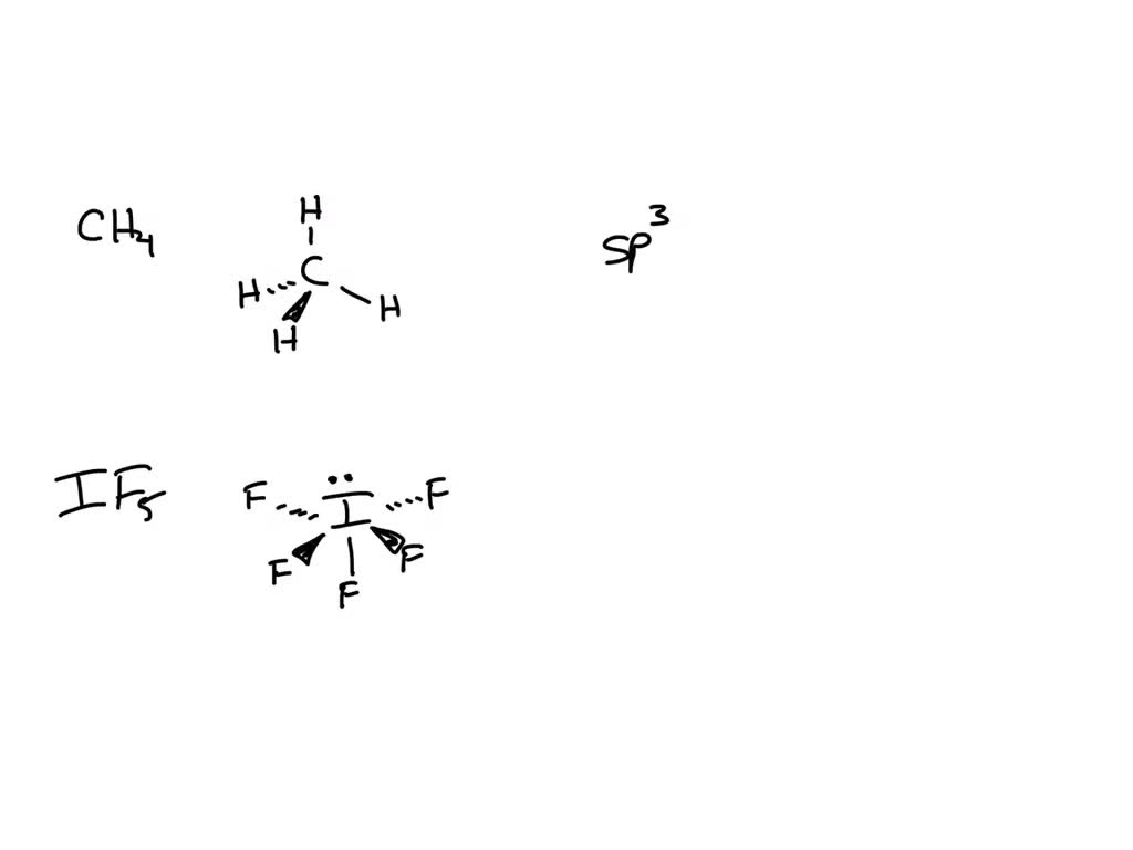 SOLVED: Match the molecules with the same orbital hybridization: CH4 ...