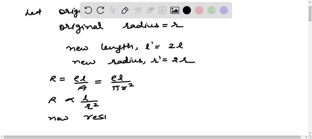 SOLVED: if the length of the conductor and its radius is increased ...