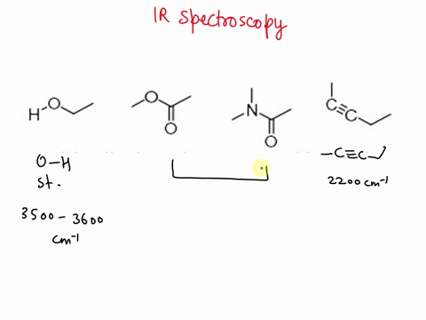 How could IR spectroscopy be used to distinguish between each of the following pairs of ...