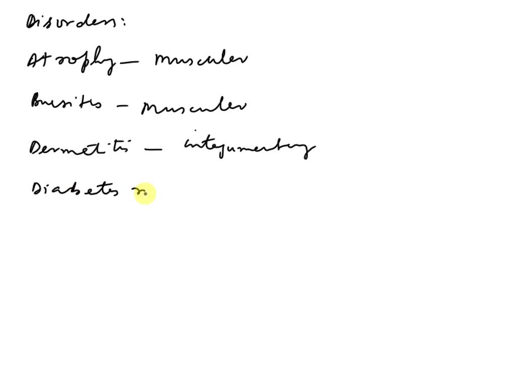 SOLVED: Chapter 5: Human Anatomy and Physiology Review MATCHING 5-2: STRUCTURES, DISORDERS ...