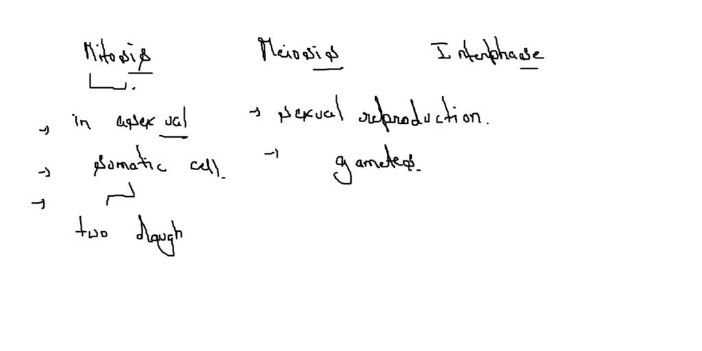 SOLVED: Meiosis PRE-LAB QUESTIONS Compare and contrast mitosis and ...