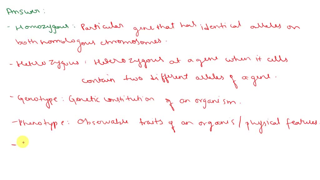 Solved Explain Gene Complementation And Describe Complementation Test