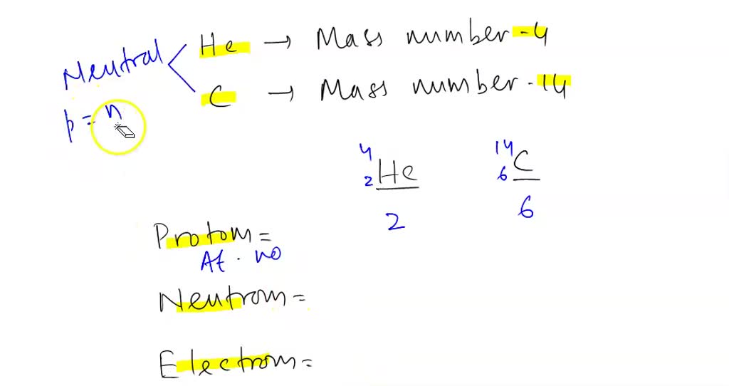 SOLVED: Determine the number of protons neutrons, and electrons in the ...