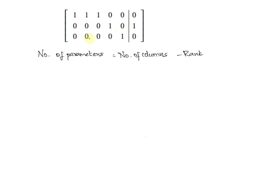SOLVED: The row-reduced echelon form of the augmented matrix corresponding to a system of linear ...