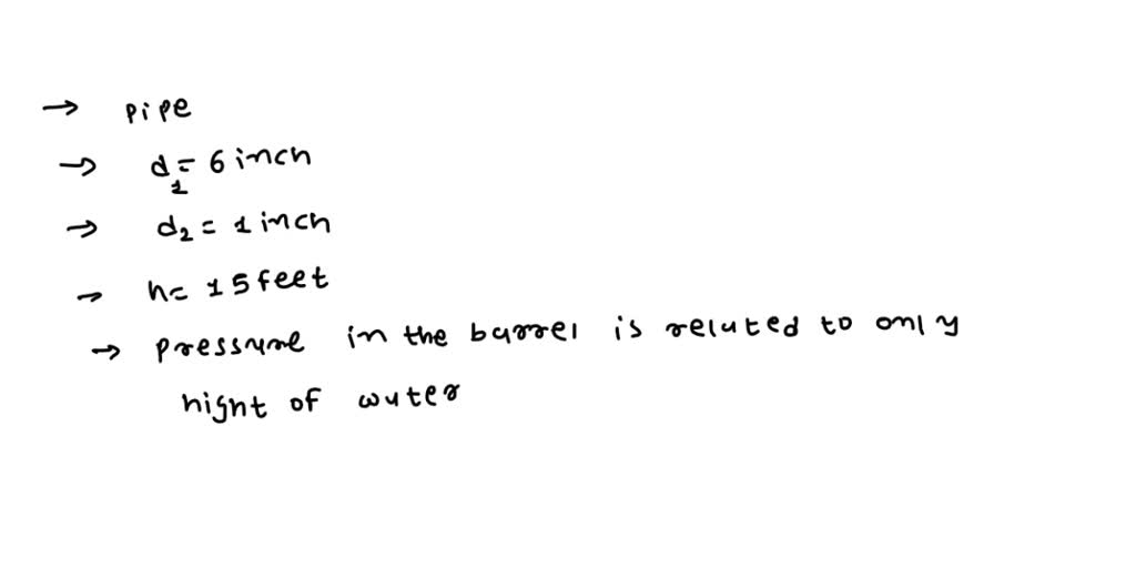 SOLVED: 2. Two identical wooden barrels are fitted with long pipes ...