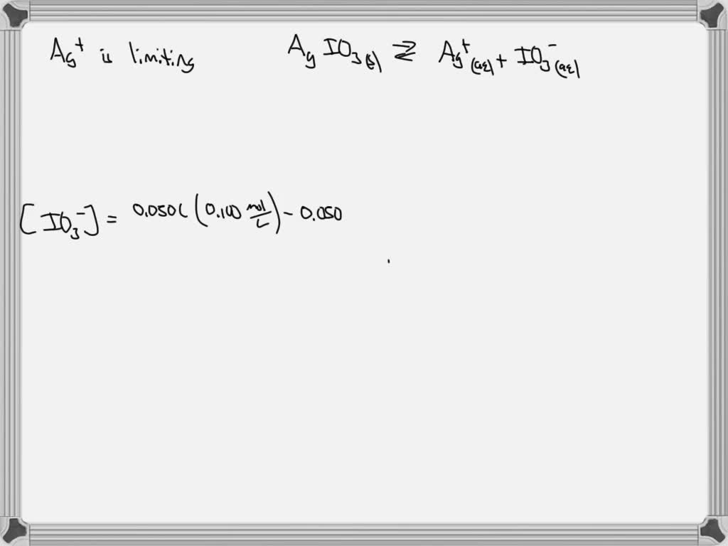 SOLVED: Calculate the pAg in the solution: after adding 40.00 mLs of 0. ...