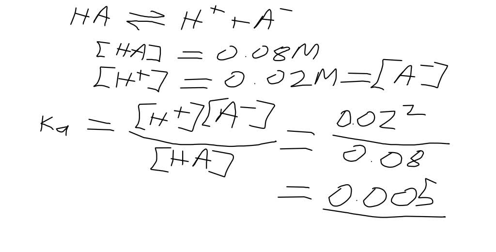 SOLVED: A 0.100 M solution of chloroacetic acid (ClCH2COOH) is 11.0 % ...