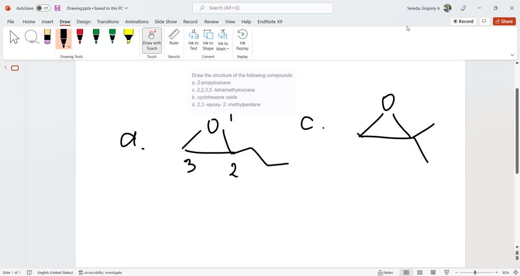 SOLVED: Draw the structure of the following compounds: a. 2 ...