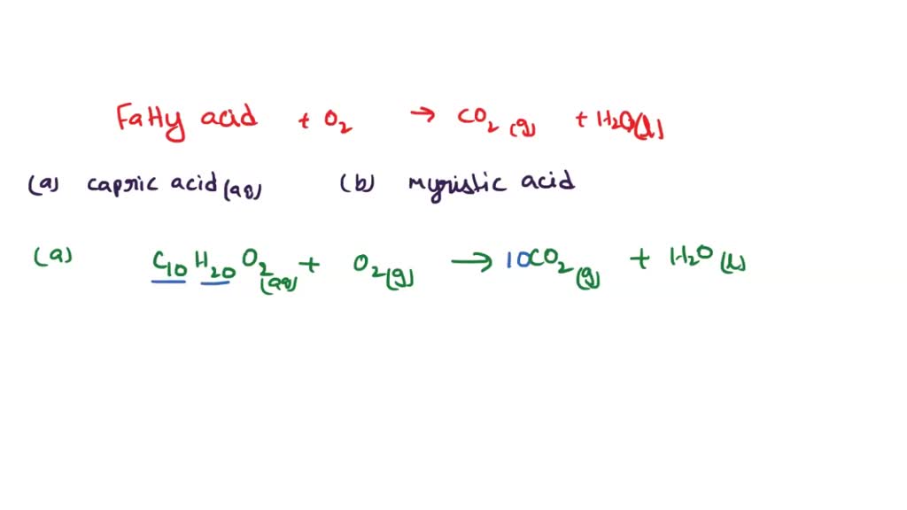 SOLVED: look at the word equation below. fatty acids → triglyceride ...