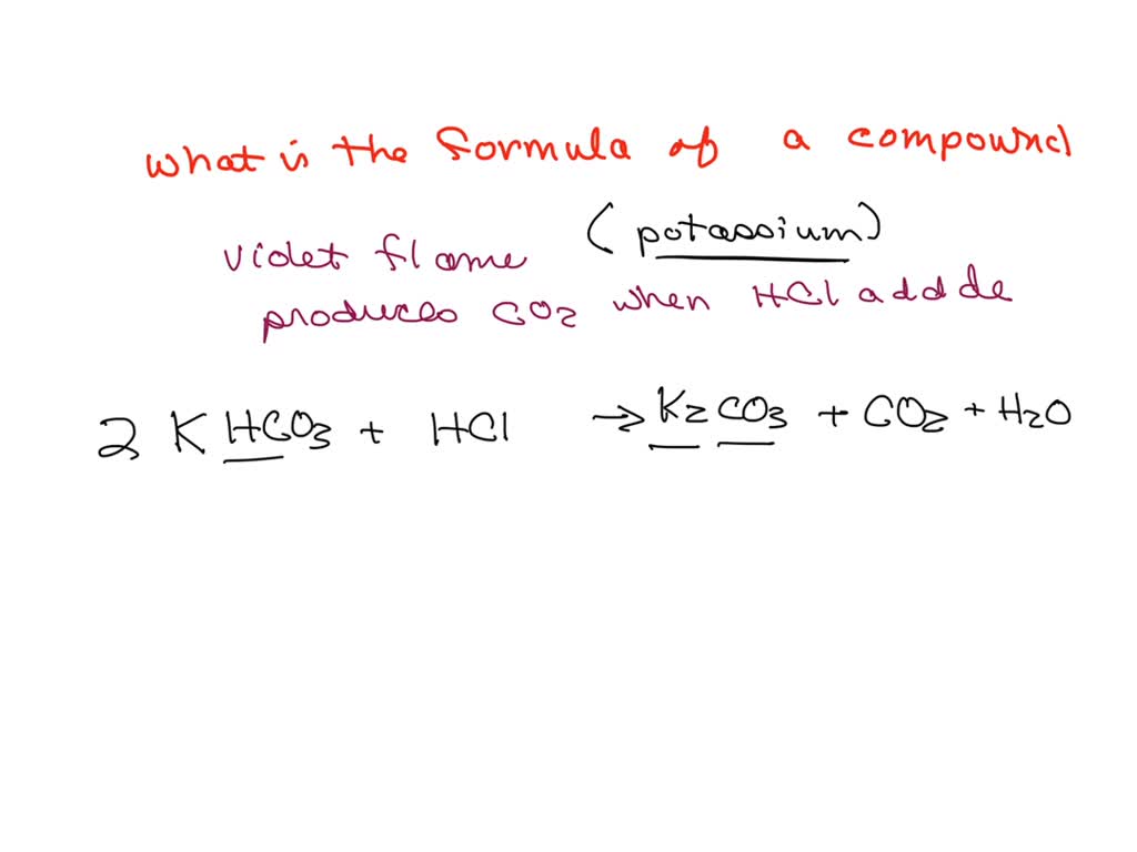 What is the formula of a compound whose aqueous solution shows a violet ...