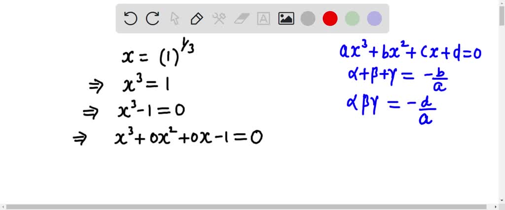 SOLVED Prove That Sum Of Cube Roots Of Unity Is Zero And Their 