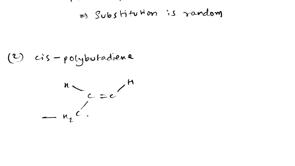 SOLVED: What are the chemical structures of isotactic, syndiotactic ...
