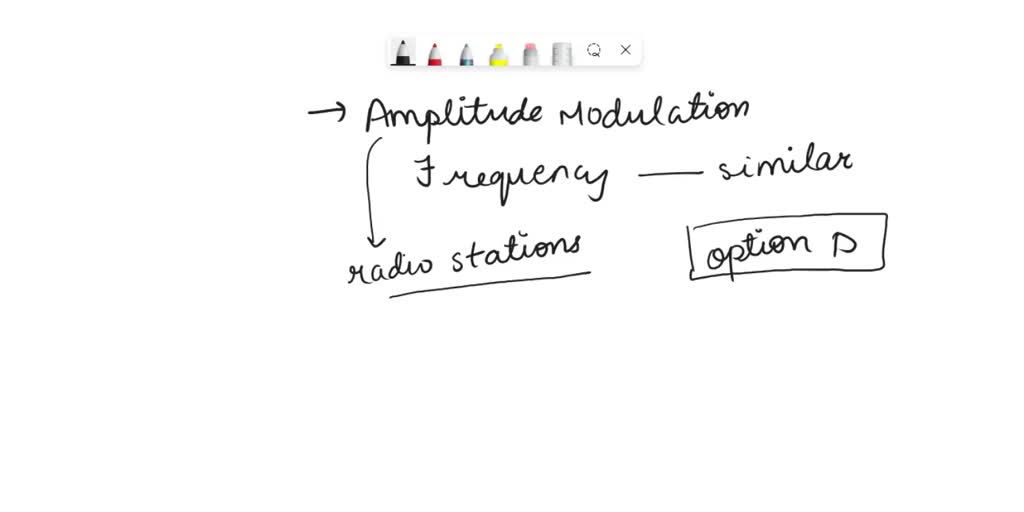 SOLVED: How are amplitude modulation and frequency modulation ...