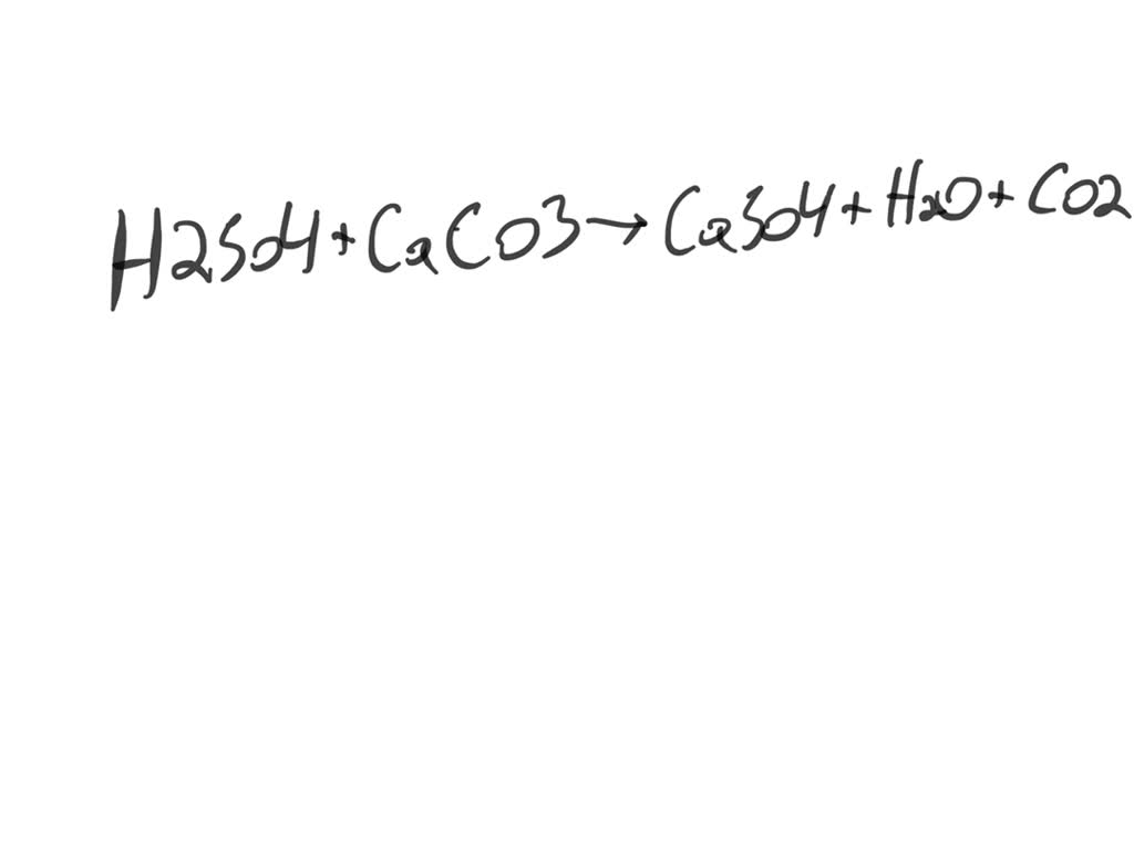 SOLVED: How many moles of H2SO4 are required to form 65g of CaSO4 from ...