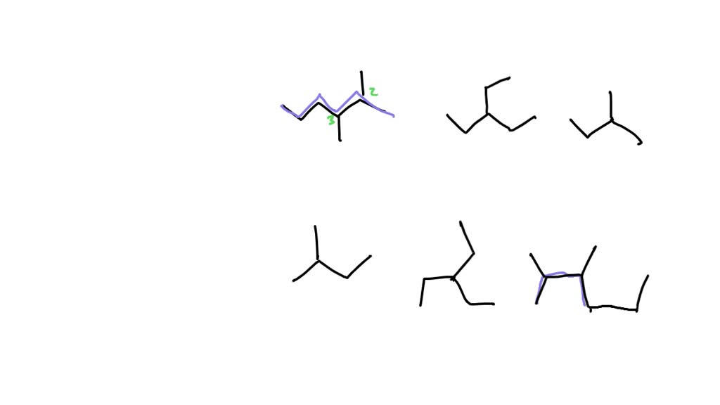 SOLVED: ORGANIC CHEMISTRY Recognizing different skeletal structures How many different molecules ...