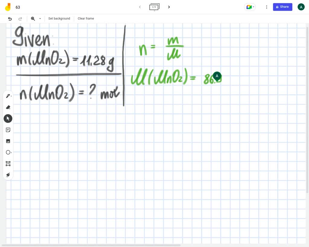 Suppose you react 11.28 grams of MnO2 according to the following ...