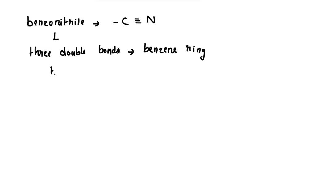 Draw the resonating structures of benzonitrile