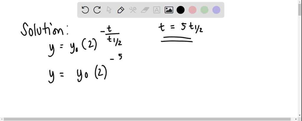 Solved After Five Half Life Periods For A First Order Reaction What