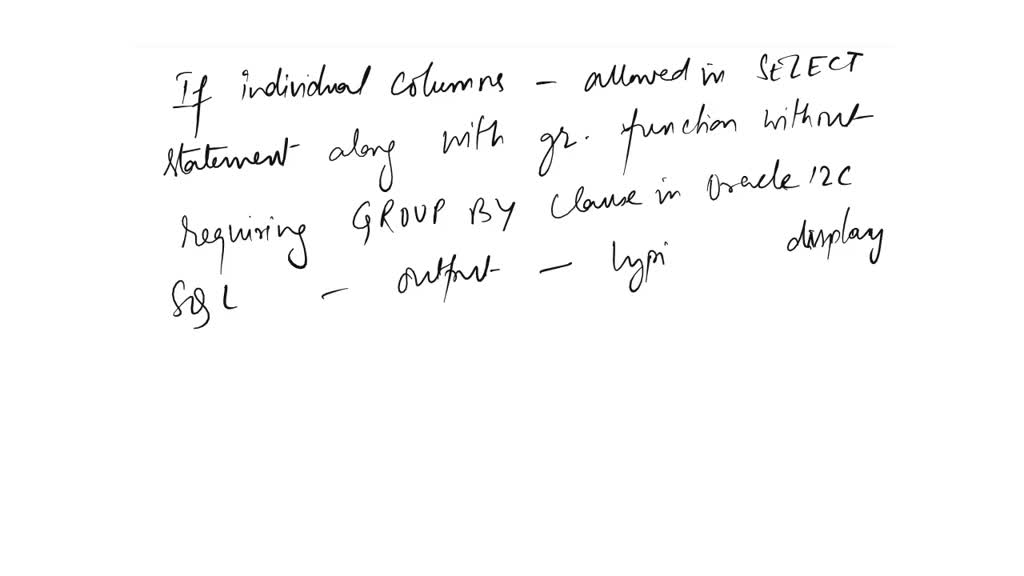 Video Solution Provide The Difference Between Group By And Where Clause In Sql With An Examples