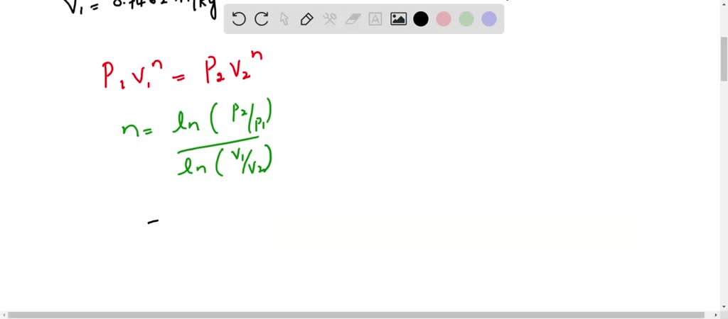 SOLVED: Air goes through a polytropic process from 125 kPa and 325 K to ...
