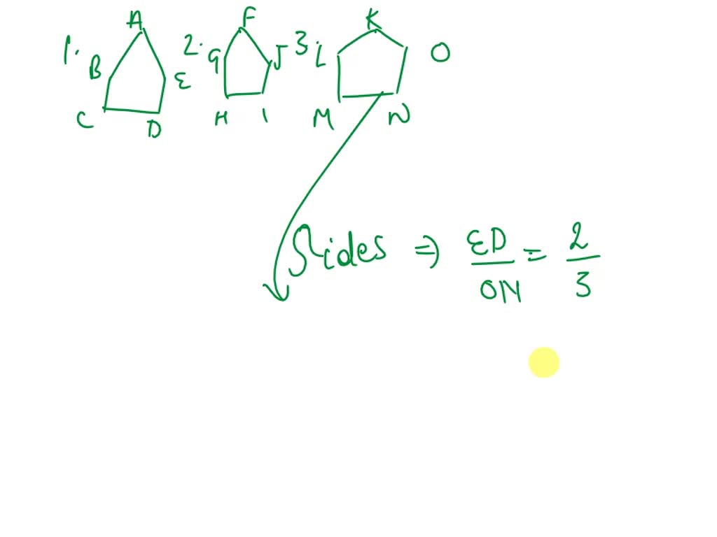 SOLVED: A regular pentagon is a five-sided polygon with sides that are ...