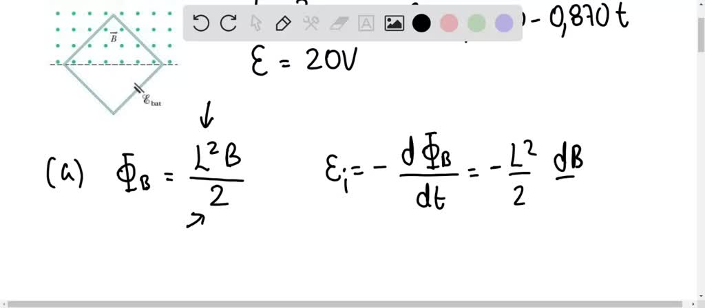 SOLVED: A square wire loop with 2.00 m sides is perpendicular to a uniform magnetic field, with ...