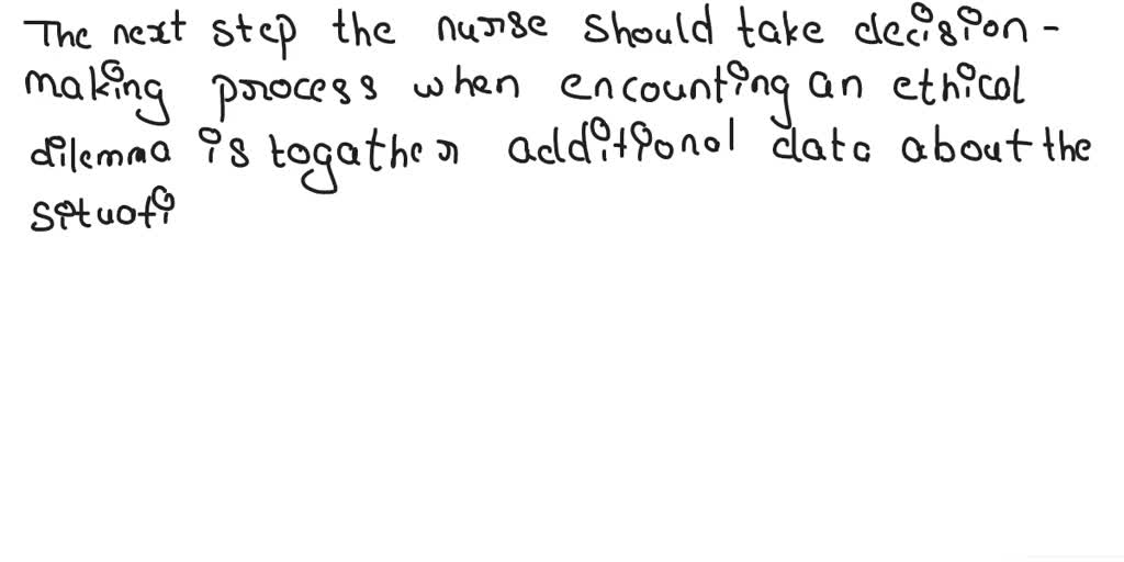 SOLVED: Decide on a Bioethical Dilemma from the Scenarios at the end of Chapter 7 [p. 205-208 ...
