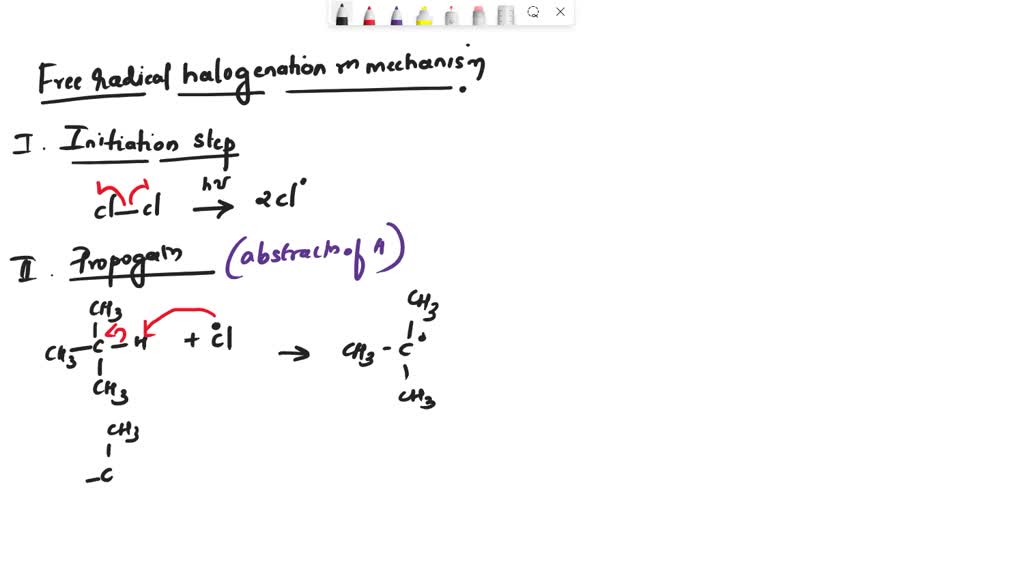 SOLVED: H,c cH; Consider the free radical reaction shown and determine ...
