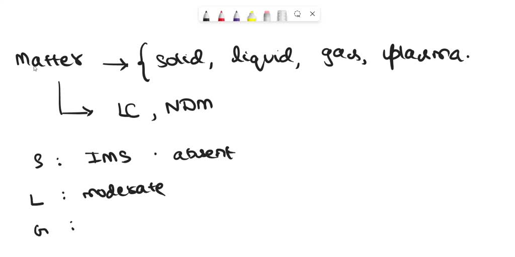 SOLVED: consider the differences in solids, liquids and gasses, and ...
