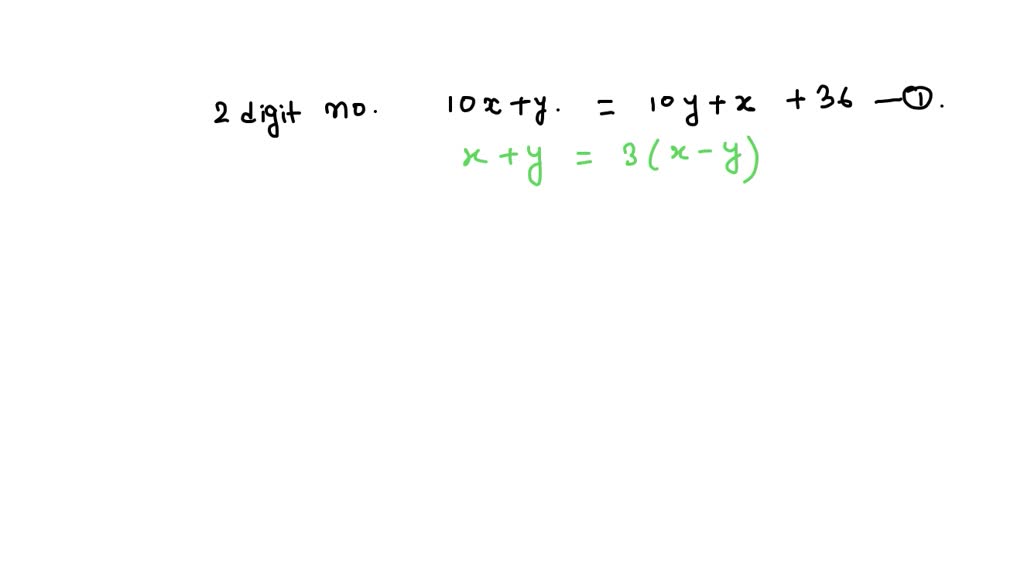 SOLVED: The difference between a two-digit number and the number obtained by interchanging the ...