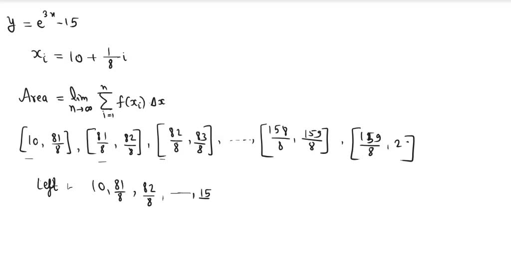 SOLVED: Use the Left and Right Riemann Sums with 80 rectangles to ...
