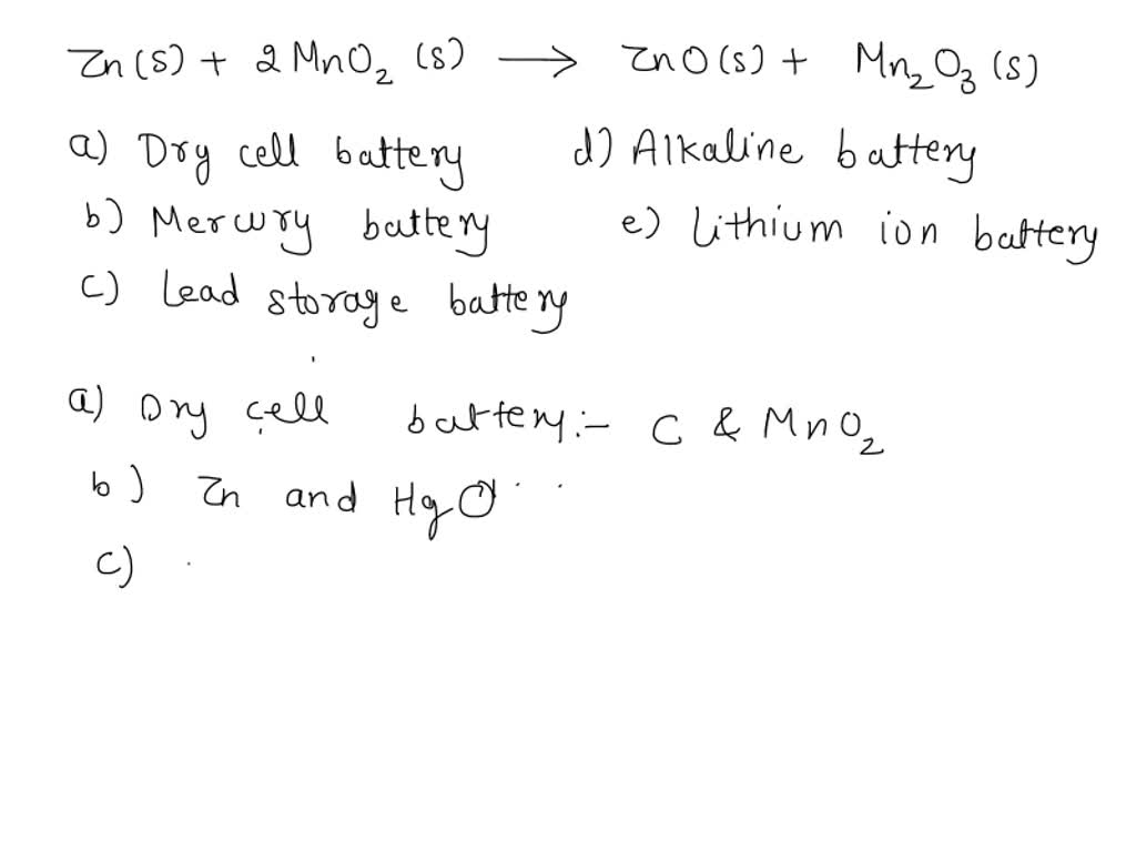 Solved Baterai Seng Alkalin Atau Seng Perak Terdiri Dari Pasta Ag2o