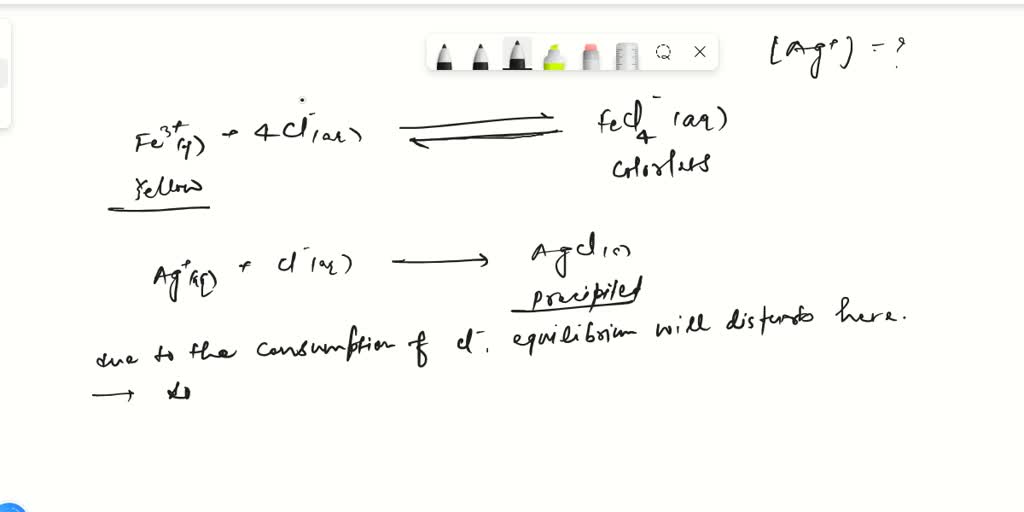 SOLVED: The reaction below competes with the formation of the FeSCN+ ...