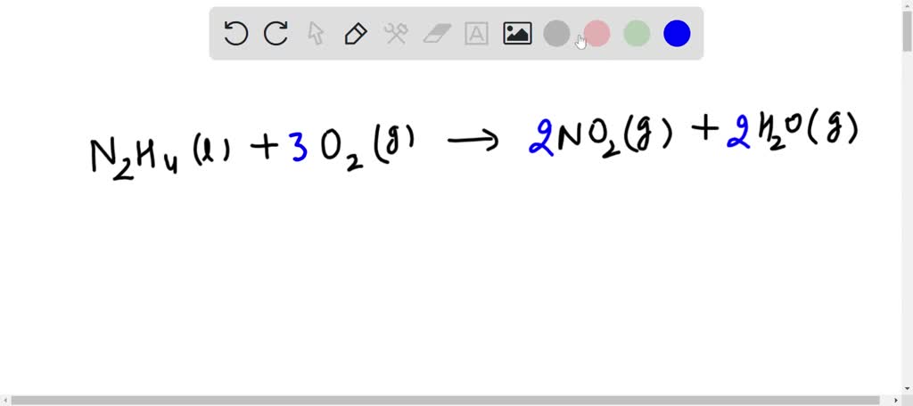 SOLVED: Balance the equation: N2 + 3H2O -> 2NO + 2H2O.