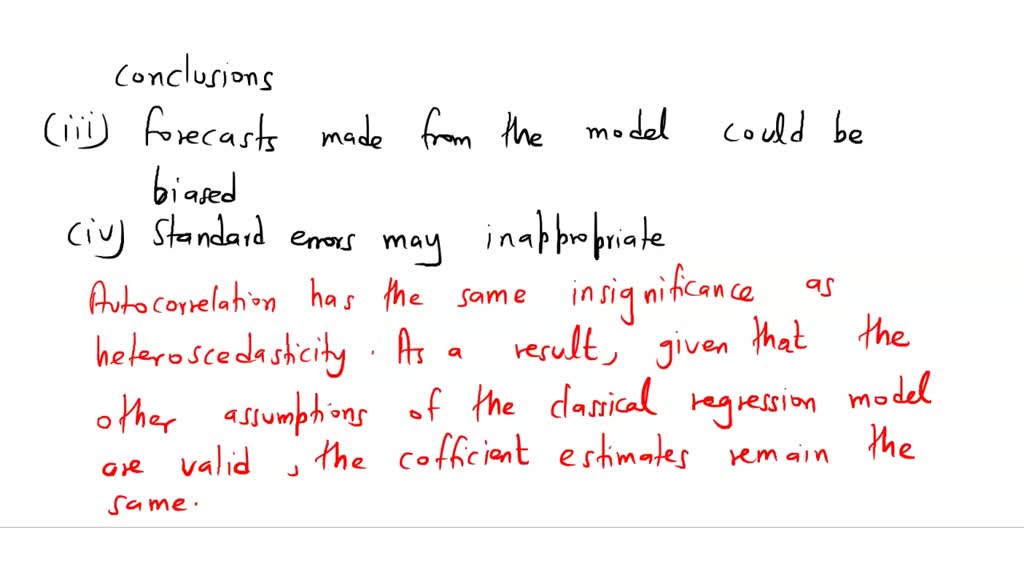 SOLVED: Assuming the population model is heteroskedastic, what are the ... SOLVED: Assuming the population model is heteroskedastic, what are the ...