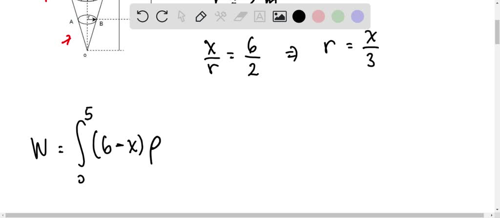 SOLVED: point) A tank in the shape of an inverted right circular cone has height meters and ...